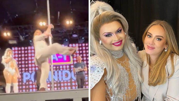 Adele sorprende haciendo pole dance en Londres