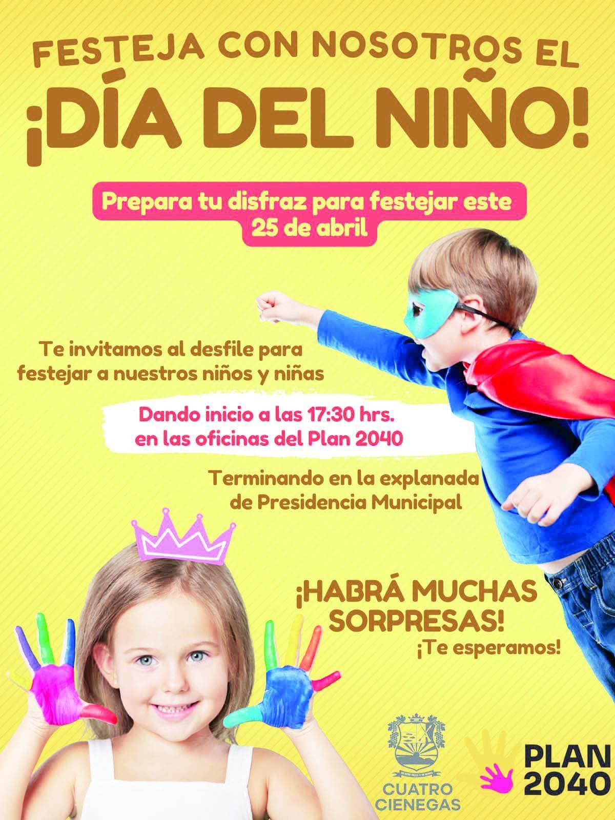 Invitan a desfile Del Día del Niño Invitan a desfile Del Día del Niño