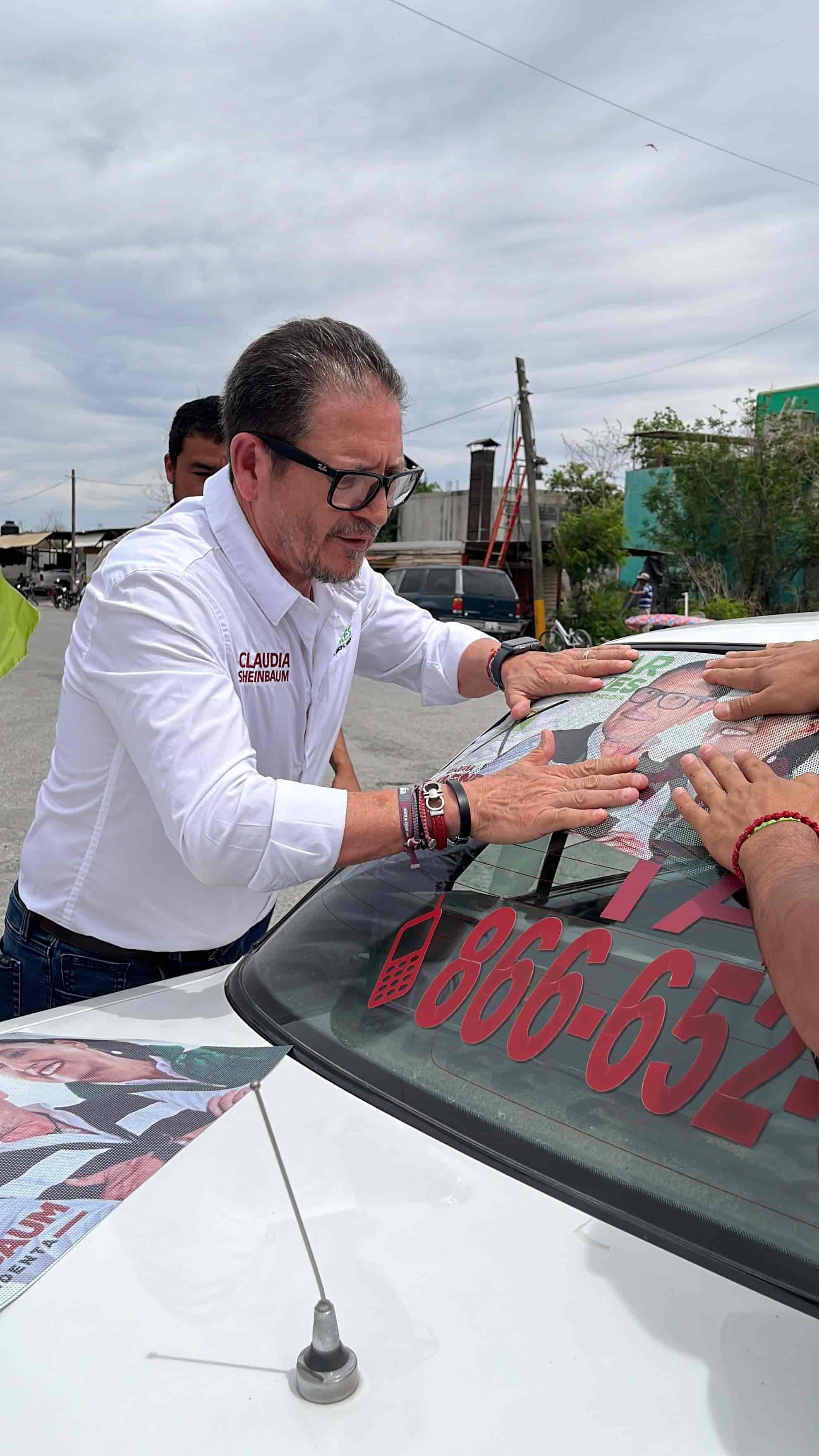 Culmina primera semana de campaña de César Flores